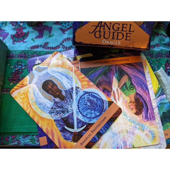 Hay House | Games | Angel Guide Oracle Deck Set Of Angel Card Book And ...